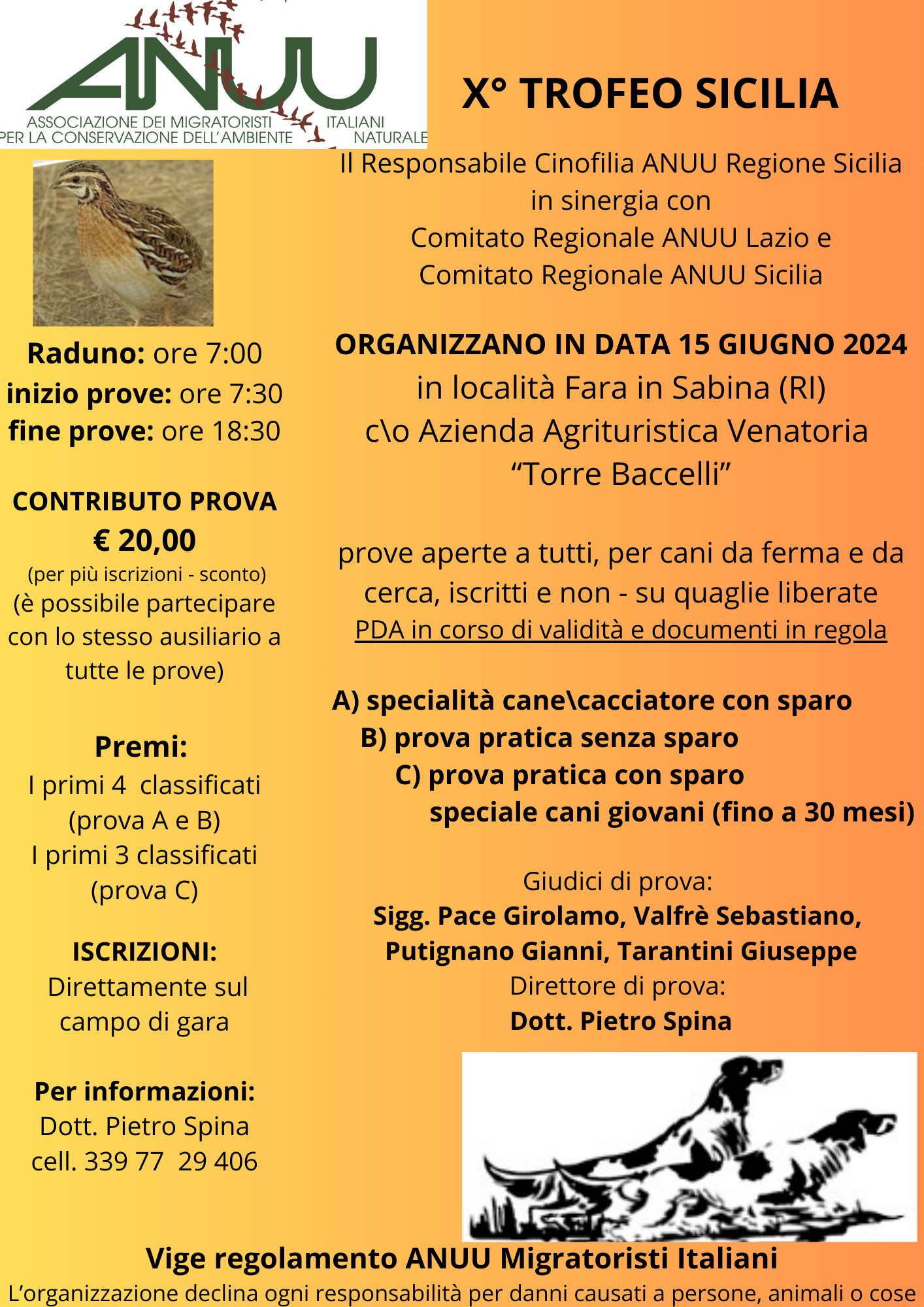 ANUU Migratoristi - Manifestazioni